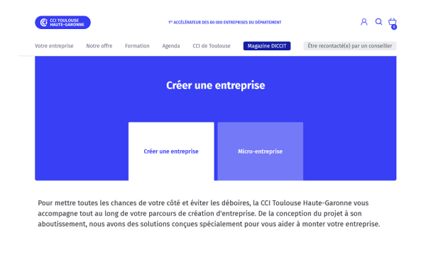 CCI Haute Garonne - Créer une entreprise